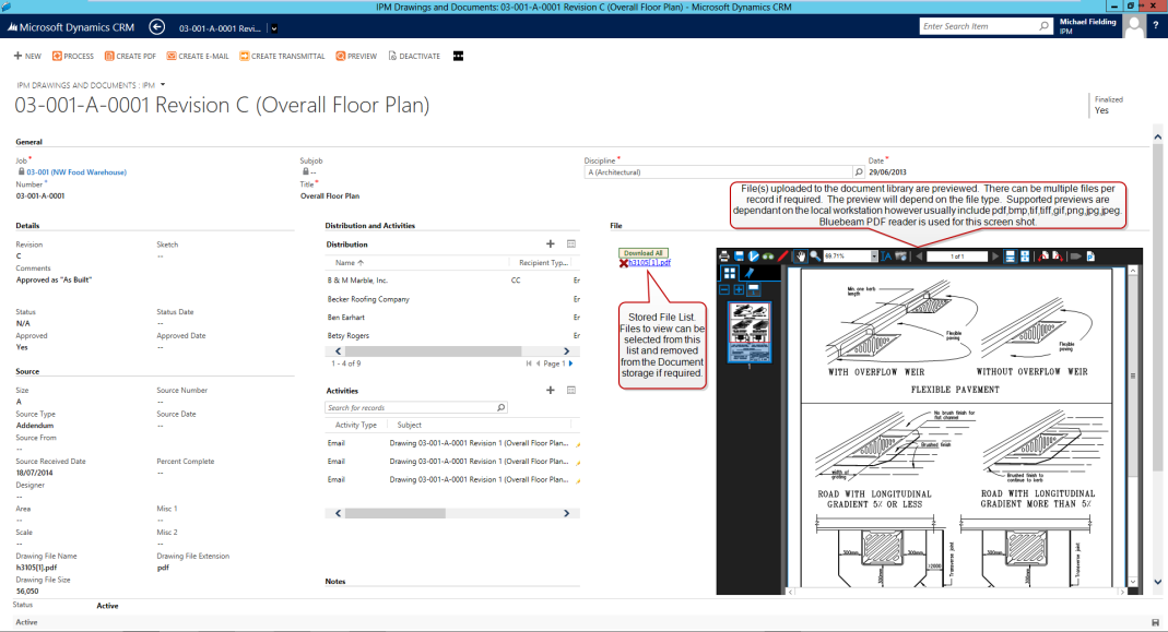 Drawings and Documents - Components