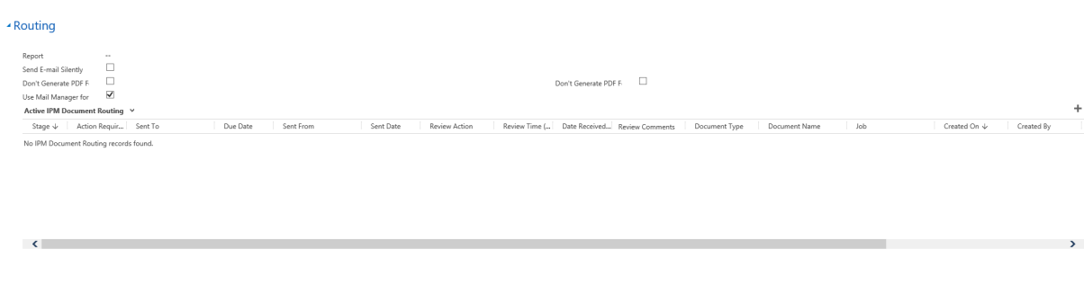 IPM DOCUMENT ROUTING