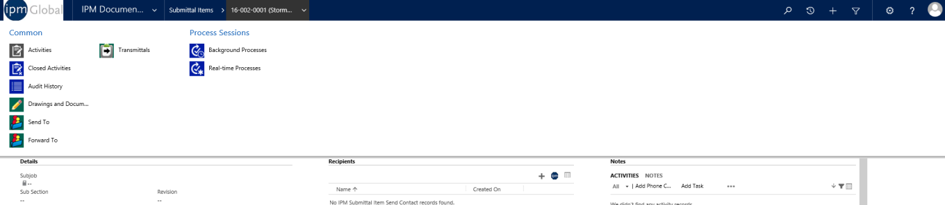 Submittals - Submittal Items and Packages