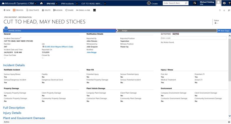Incidents - Components and Creating