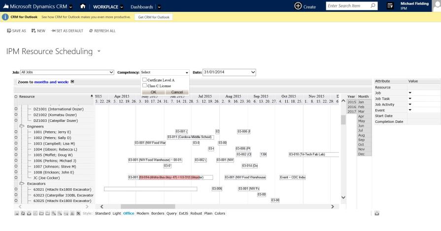 Resource Scheduling (Planning)