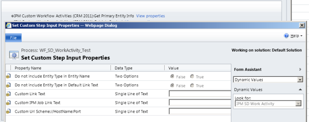IPM Global Custom Workflow Actions.