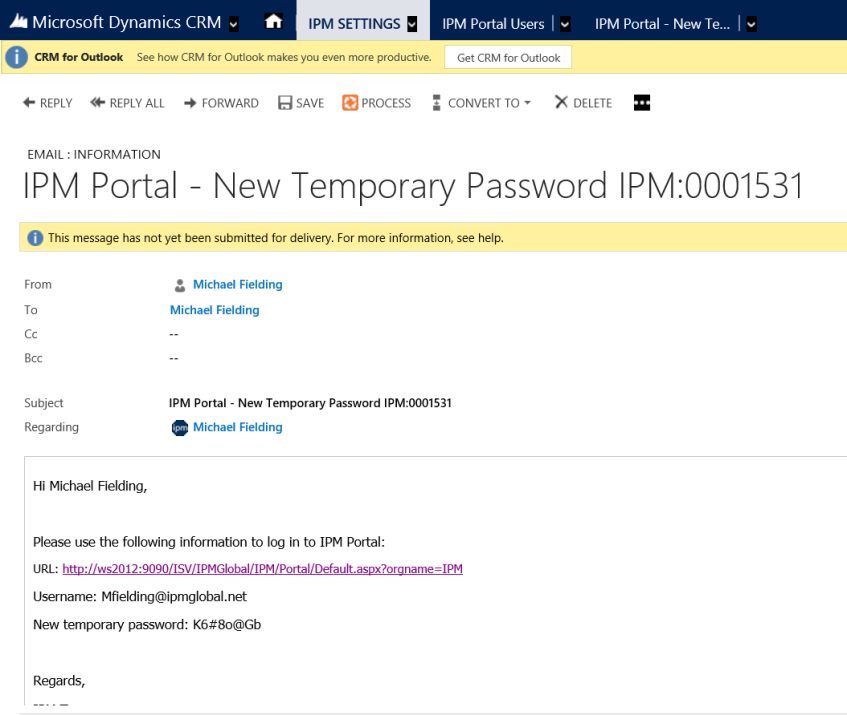 IPM Portal Security